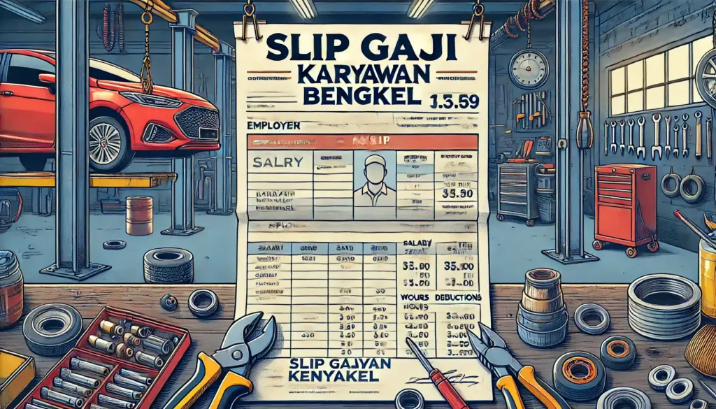 Cek Contoh Slip Gaji Karyawan Bengkel, Pahami Perinciannya! - Manajemen ...